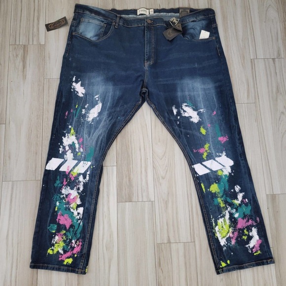 FWRD DENIM & CO. | Jeans | New Big Men Fwrd Denim Co Painted Denim ...